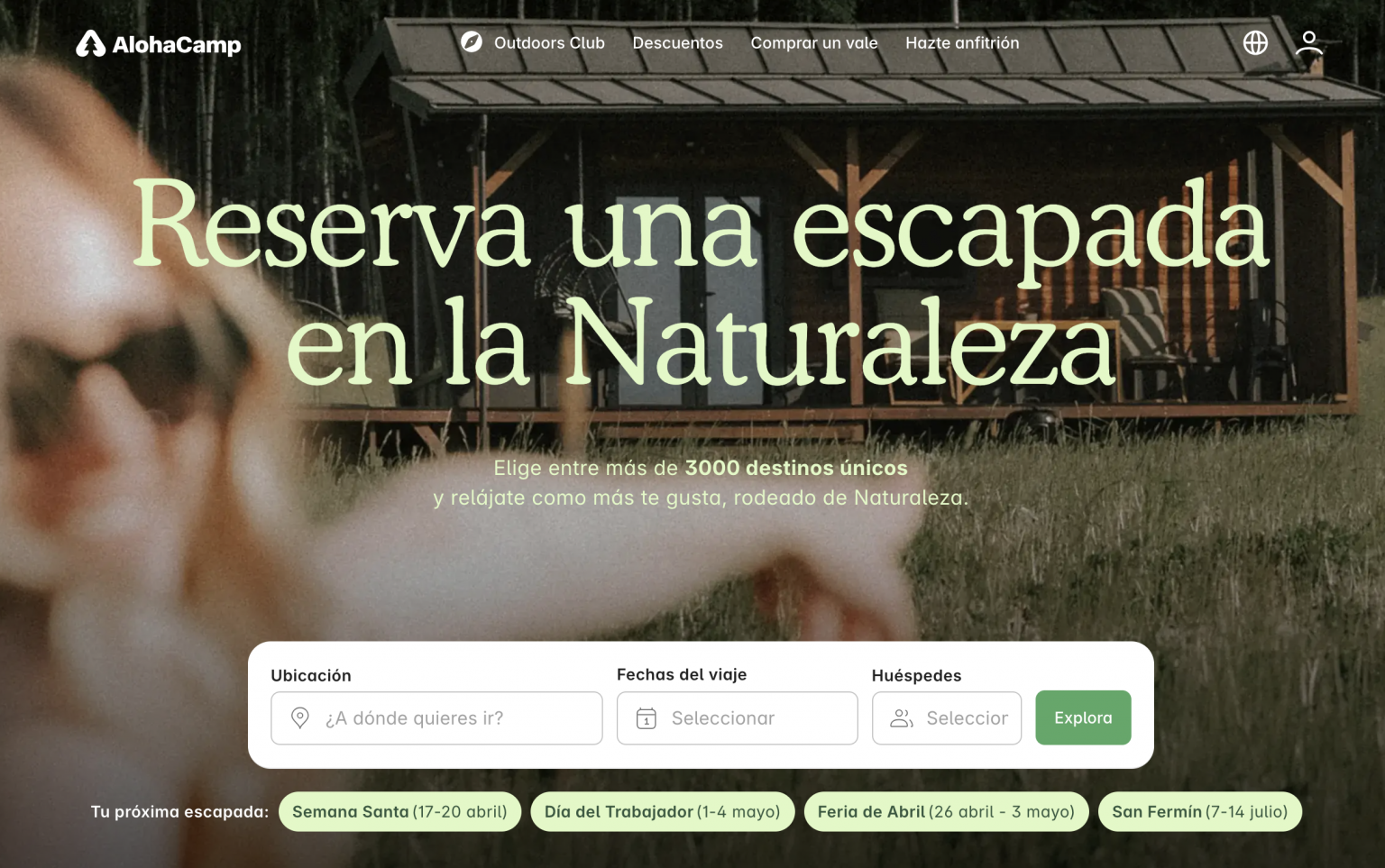 Alohacamp: Reserva tu escapada en la naturaleza - Viajes Globetrotter